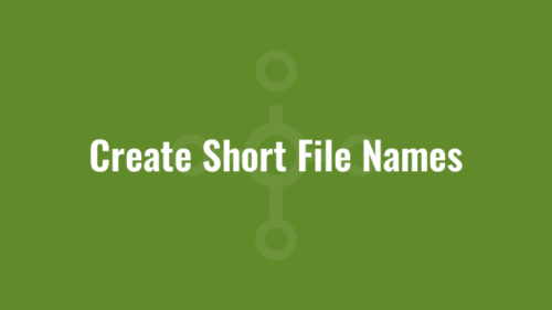 Create Short File Names | Alkane