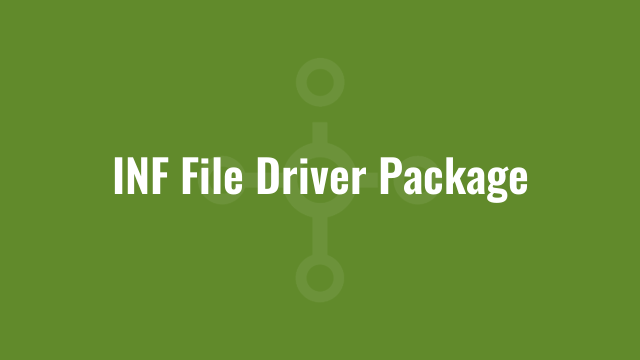 INF File Driver Package | Alkane